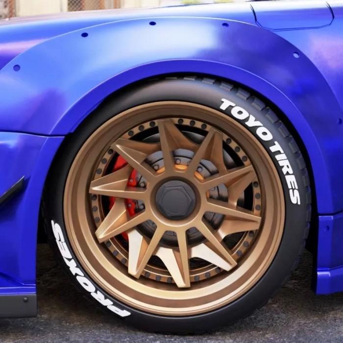 Jual RWB CVT Style Deep Dish Wheels: Front and Rear Set MOKIT MODEL KIT ...