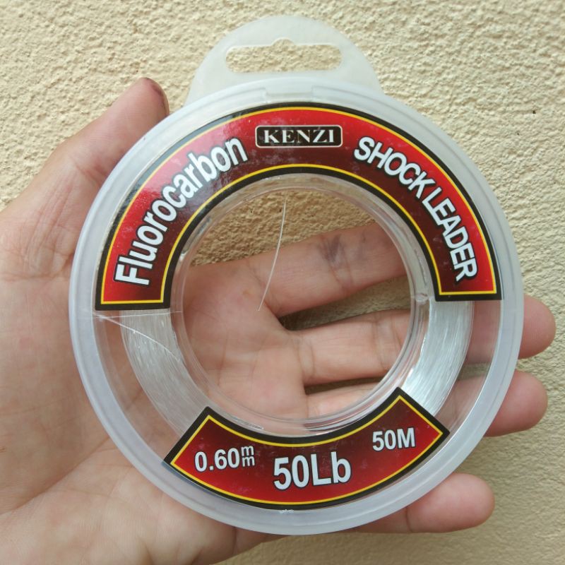 Jual Senar Leader Pancing Kenzi Senar Lider Flurocarbon Fluorocarbon Original | Shopee Indonesia