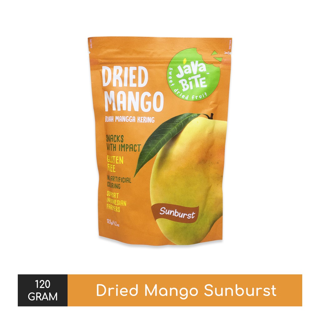 Jual Dried Mango Sunburst - Manisan Buah Mangga Kering Java Bite ...