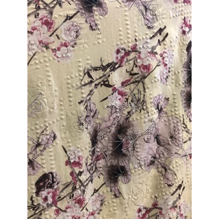 Jual Kain Satin, Silk Motif Bunga /BahanSatin, Silk Motif Bunga ...