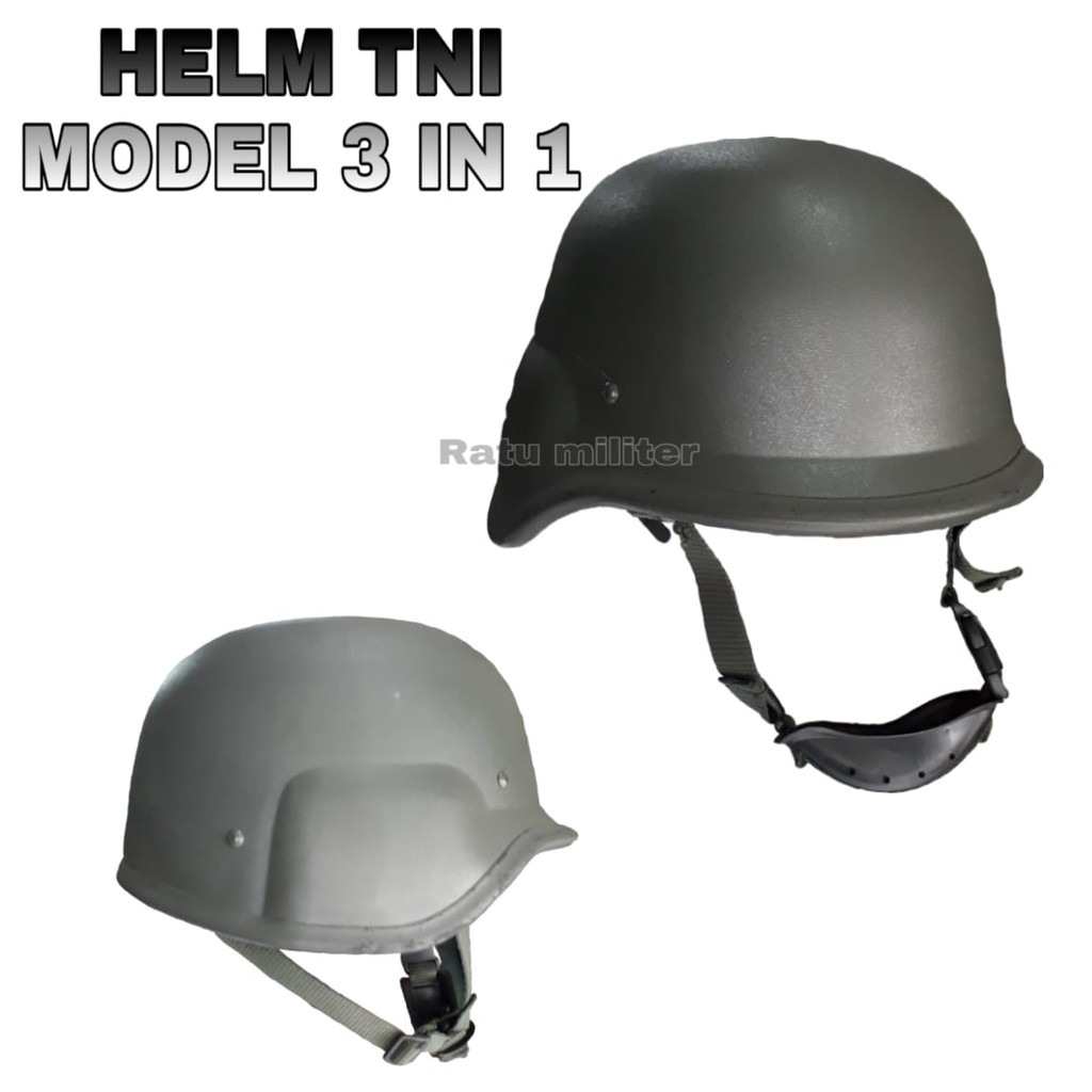 Jual Helm pendidikan tempur tni model 3 in 1 - Ratu militer | Shopee ...