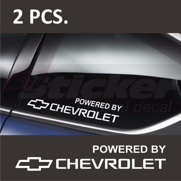 Jual sticker chevrolet kaca sticker mobil chevrolet 2 pcs Keren ...