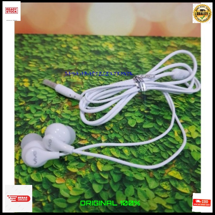 Jual VIVO HEADSET 3.5 MM DOBEL BASS HANDSFREE DOUBLE BAS EARPOD SUPER ...