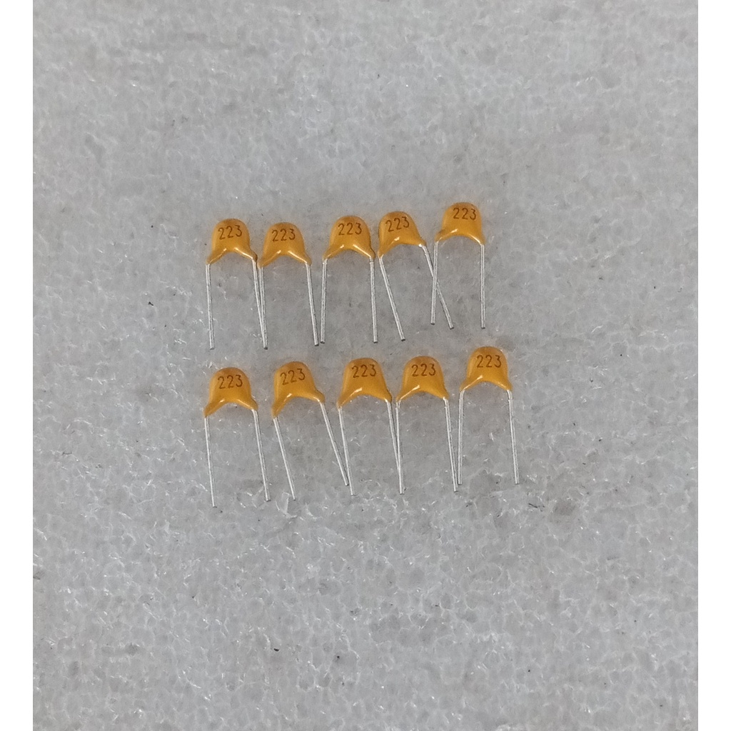 Jual Capacitor Monolithic 22nf 223 10pcs | Shopee Indonesia
