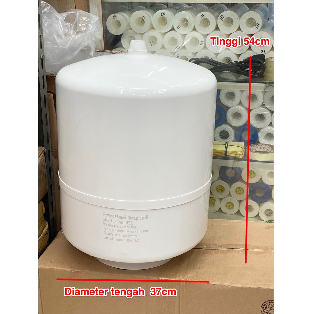 Jual WATER STORAGE TANK RO 40 / 60 / 80 / 11G / 14G /20G LITER AIR ...