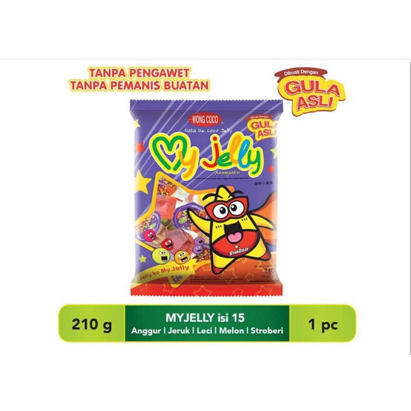 Jual WONG COCO My Jelly Assorted 15 x 14 g | Shopee Indonesia