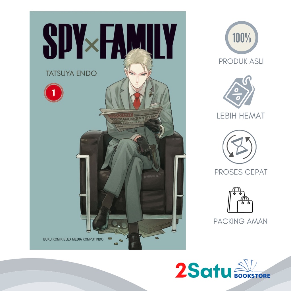 Jual Komik Spy x Family 01 - Endo Tatsuya | Shopee Indonesia
