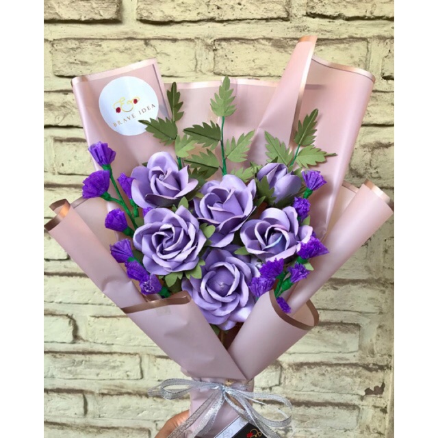 Jual Bouquet/buket Bunga Kertas 5 tangkai | Shopee Indonesia