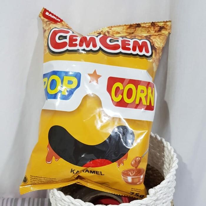 Jual Paket 6 Snack Cem Cem Popcorn Karamel @75 Gr (Snack Dan Cemilan Murah) | Shopee Indonesia