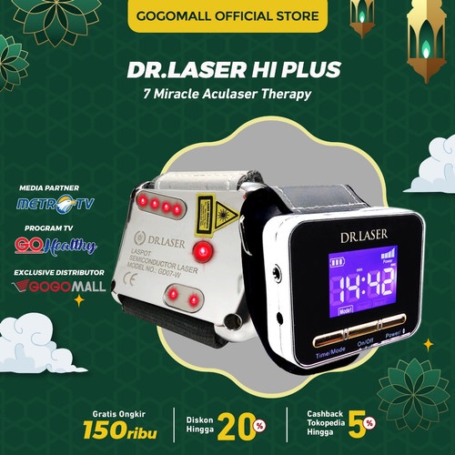 Jual Dr Laser Hi Plus Gogomall Terapi Laser Melancarkan Sirkulasi Darah | Shopee Indonesia