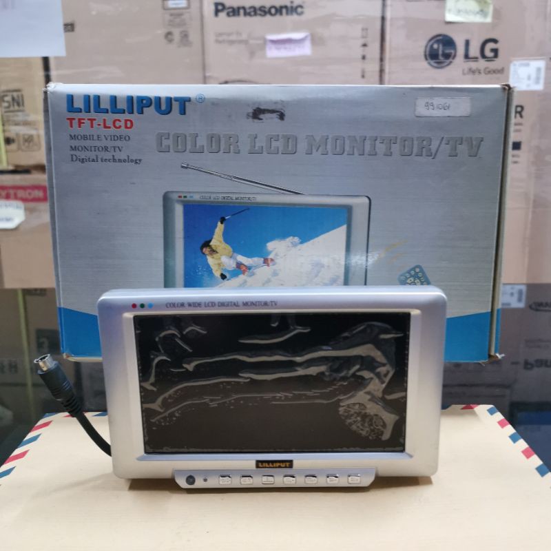 Jual 7 " IN INCH TFT COLOR LCD DIGITAL DISPLAY SCREEN AC DC MONITOR TV ...