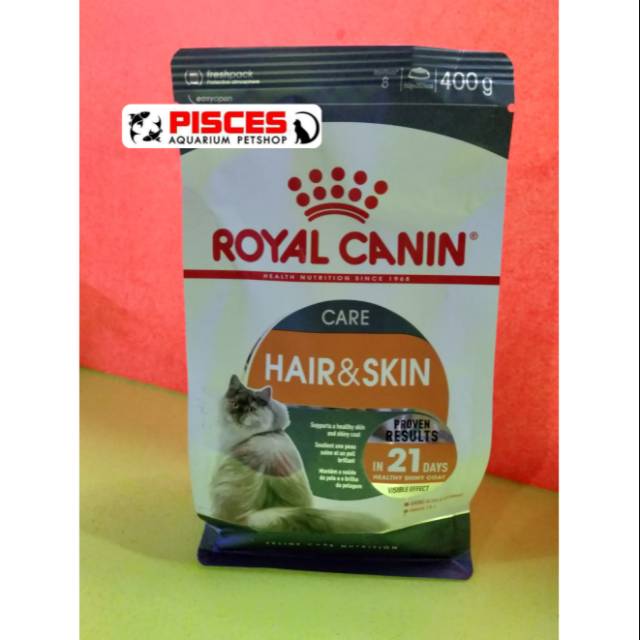 Jual ROYAL CANIN RC HAIR N SKIN 33 400GR | Shopee Indonesia