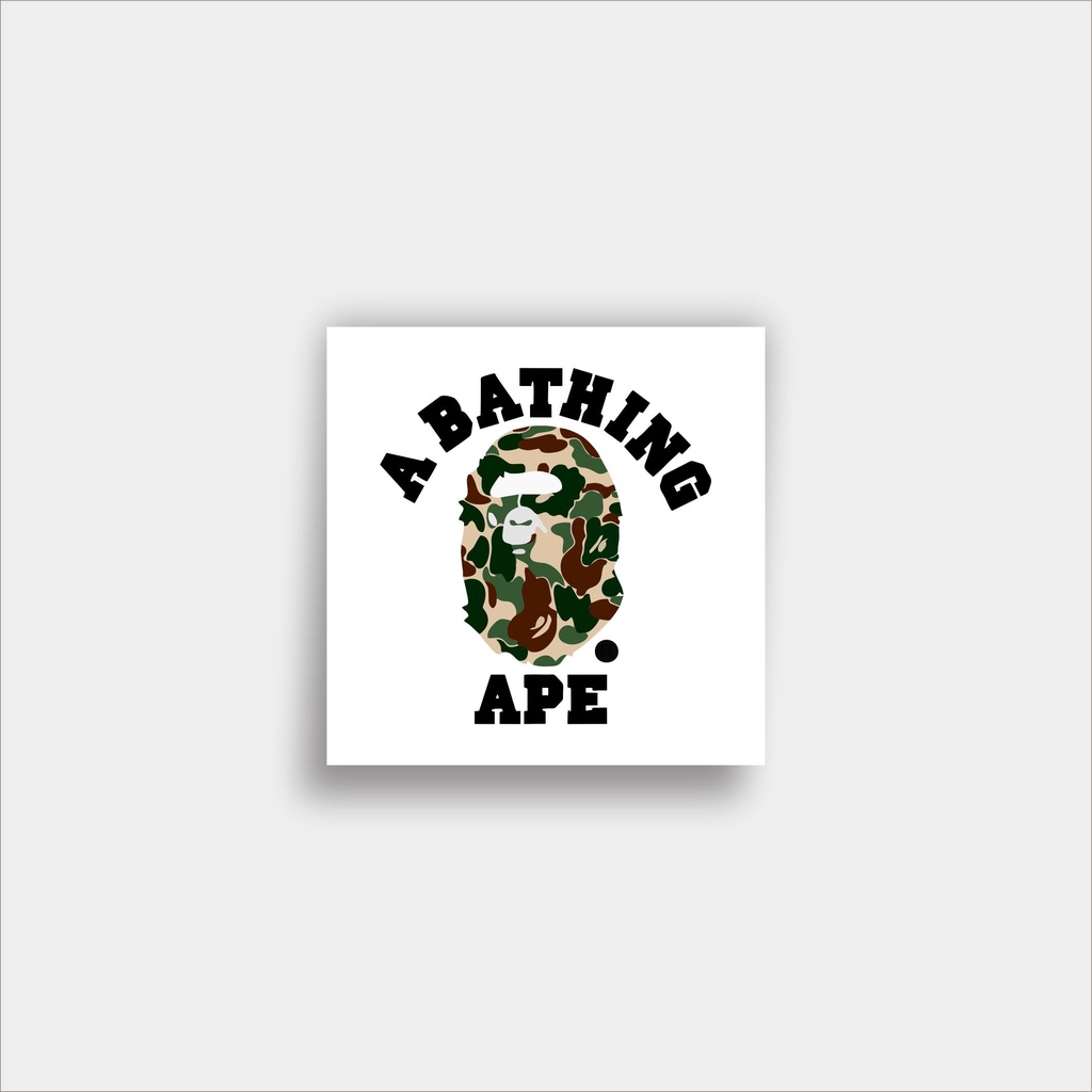 Jual stiker sticker brand Bape brand Graftac distro murah Tumblr laptop ...
