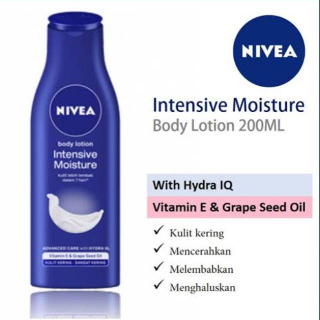 Jual Nivea Body Lotion Intensive Moisture Deep Moist 200ml | Shopee Indonesia