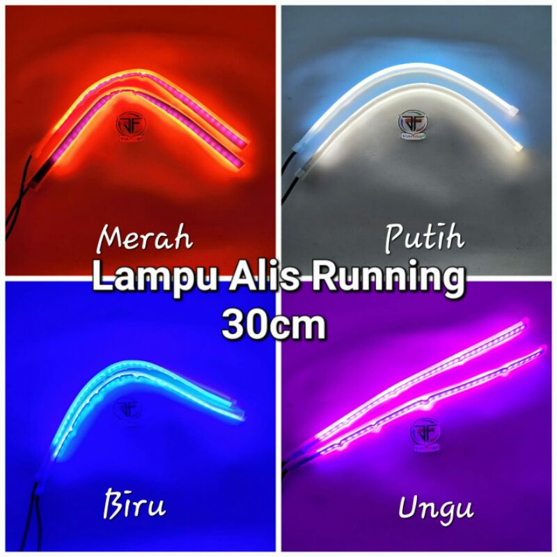 Jual Lampu Alis Slim Fleksibel 2 mode 2 Warna Bisa Sen Running dan ...