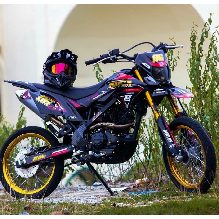 Jual Decal/Stiker WR155/Gordon/ D'Tracker /CRF /KLX BF full body(Bisa ...