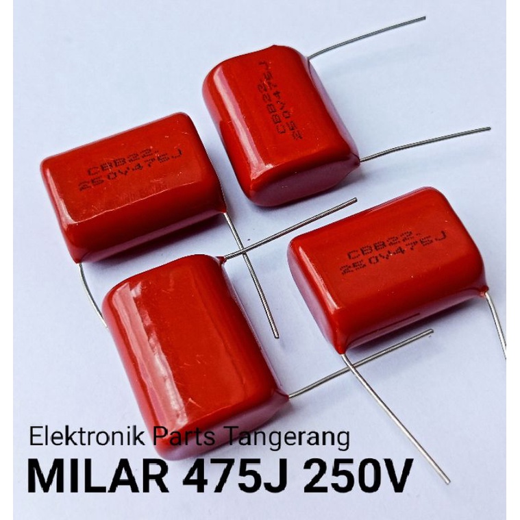 Jual CAPACITOR MILAR 475J 250V 475 J 250V CAPACITOR MYLAR CBB 475J 250V ...