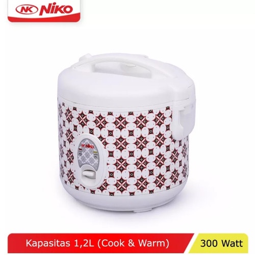 Jual NIKO niko NK-12 BTQ RICE COOKER 1,2 LITER NIKO MOTIF BATIK MURAH ...
