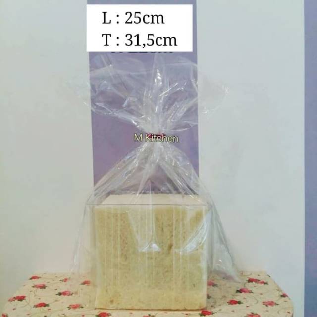 Jual Plastik Opp Roti Tawar Kecil (10pcs) / Plastik Roti Tawar ...