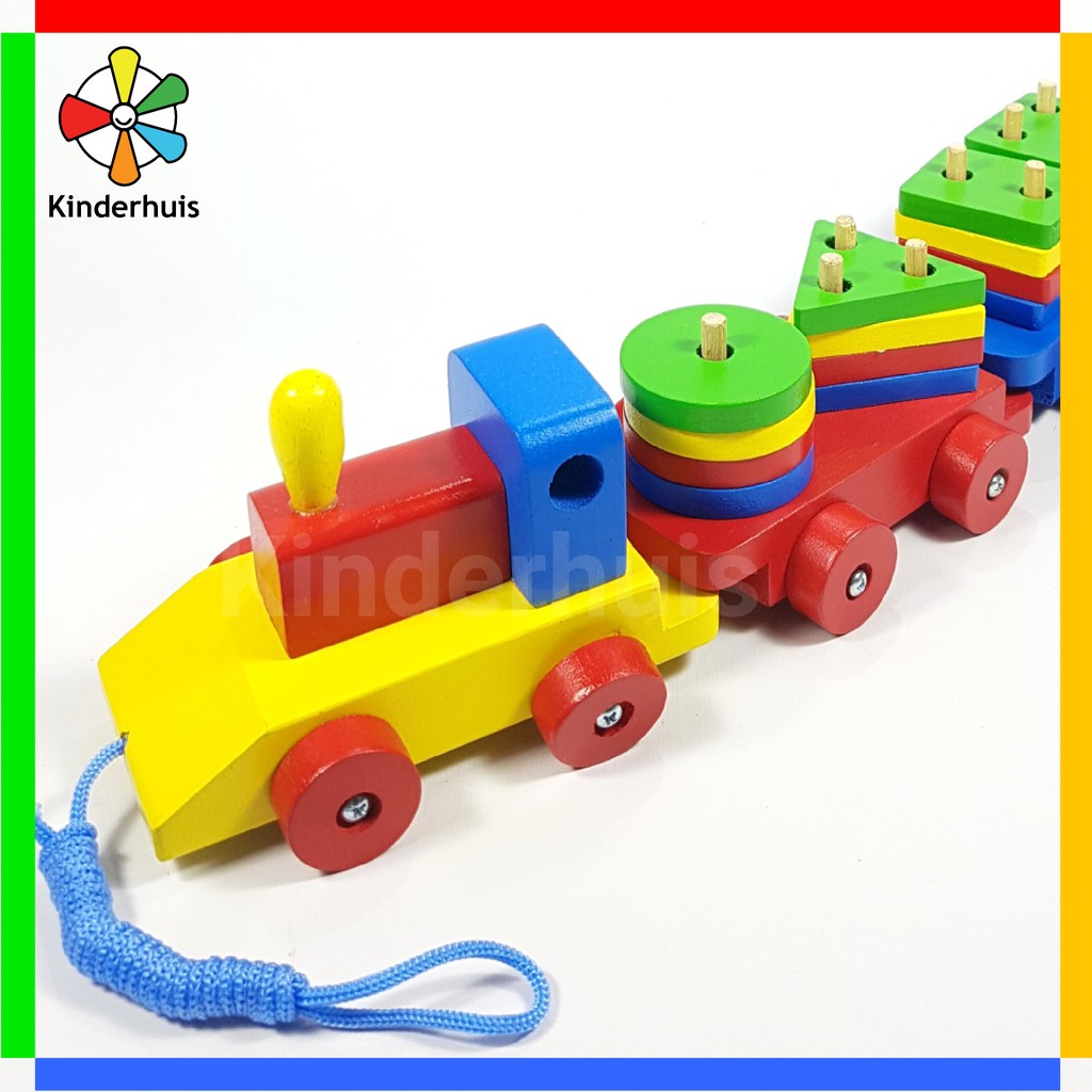 Jual Mainan Kereta / Kereta Api Mainan / Kereta Kayu / Kereta Mengenal ...