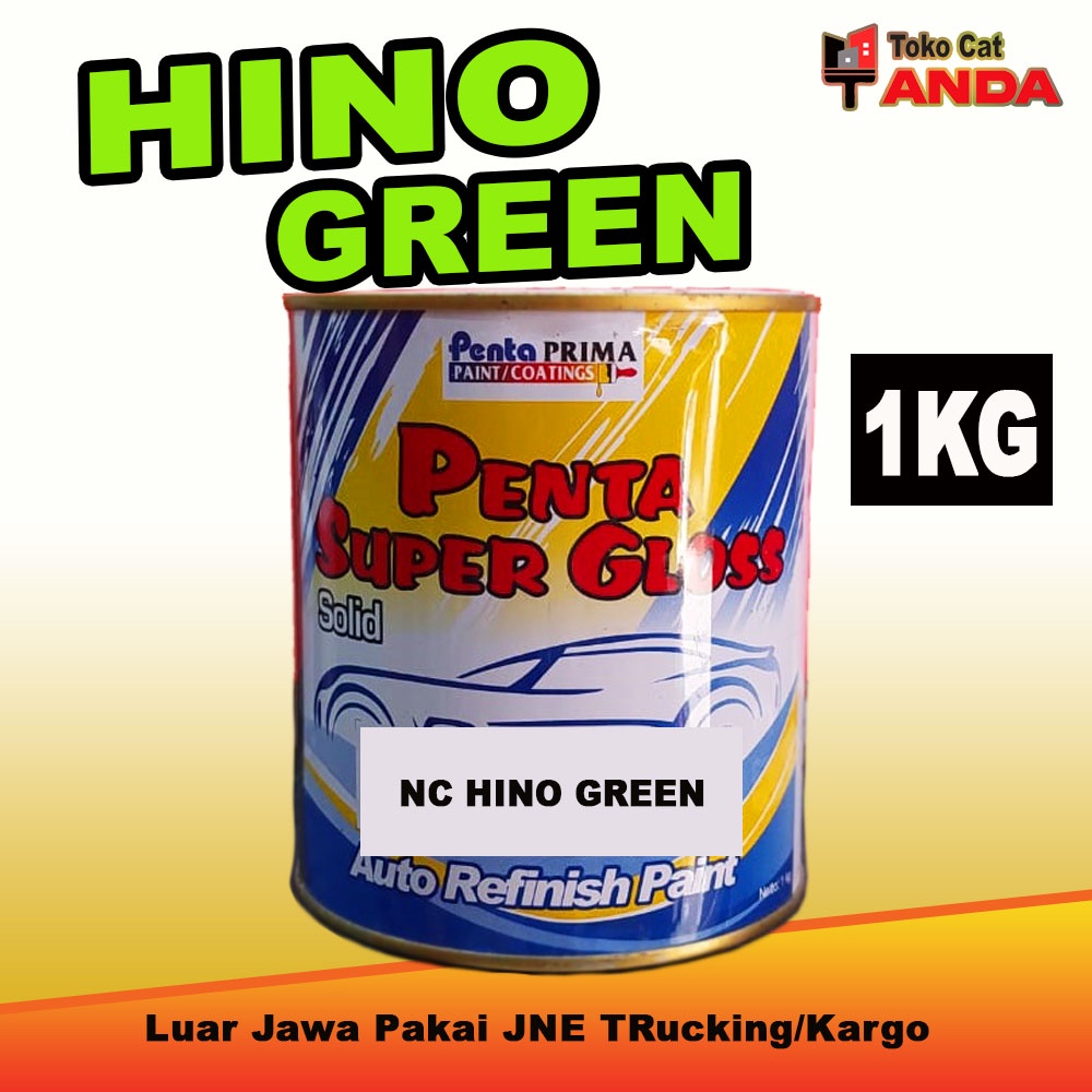 Jual Cat Penta Hino Green - Cat Hijau Hino 1kg - Penta Supergloss ...