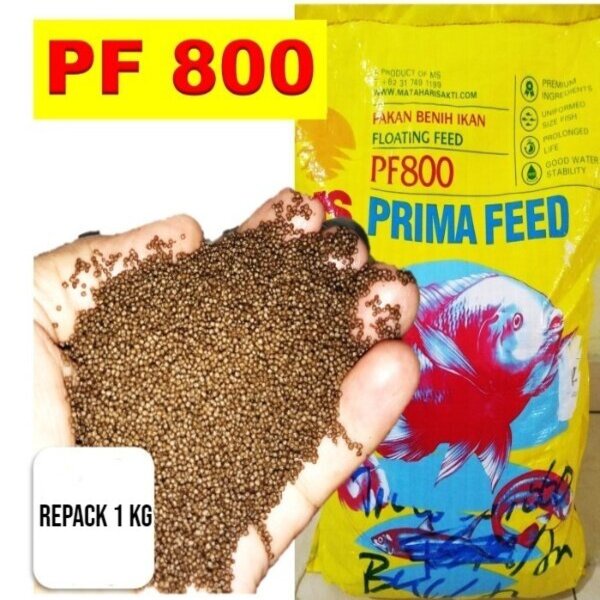 Jual PF 800 1kg 1 kg Pakan Makanan Benih Bibit Ikan Lele Nila Gurame ...