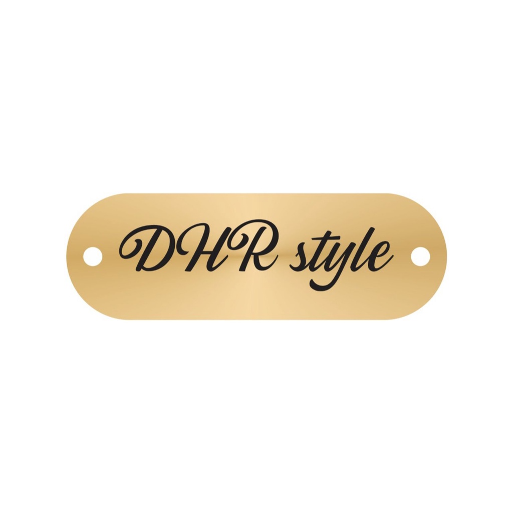 Jual label akrilik DHR Style 100 pcs | Shopee Indonesia