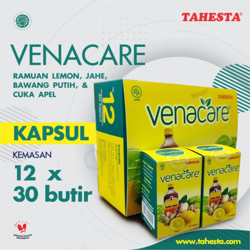 Jual Tahesta Venacare 12 botol (Kapsul) | Shopee Indonesia