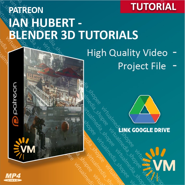 Jual PATREON – IAN HUBERT BLENDER 3D TUTORIALS | DVD TUTORIAL BLENDER ...