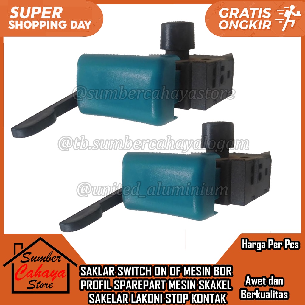Jual SAKLAR SWITCH ON OF MESIN BOR PROFIL PROFILE SPAREPART SPARE PART ...