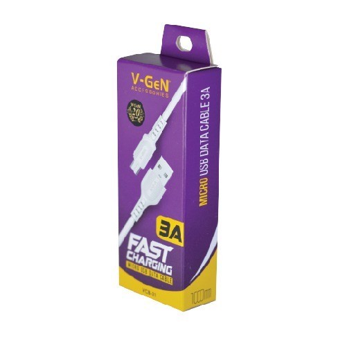 Jual Kabel Data Micro USB V-GeN VCB-21 Fast Charging 3A MicroUSB 1 ...