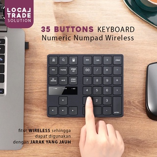 Jual Keyboard Angka Numeric 35 Buttons Tombol Laptop Numpad Wireless ...