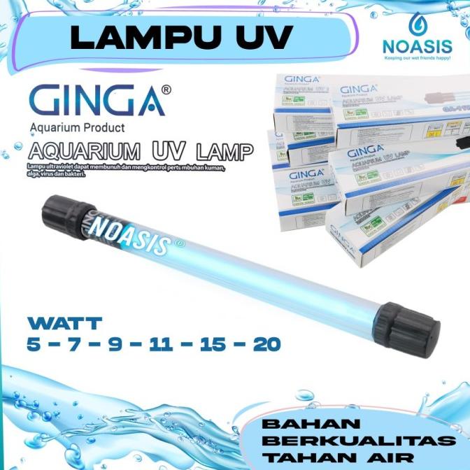 Jual LAMPU UV ULTRAVIOLET AQUARIUM GINGA 5 , 7 , 9 , 11 , 13 , 15 , 20 WATT | Shopee Indonesia