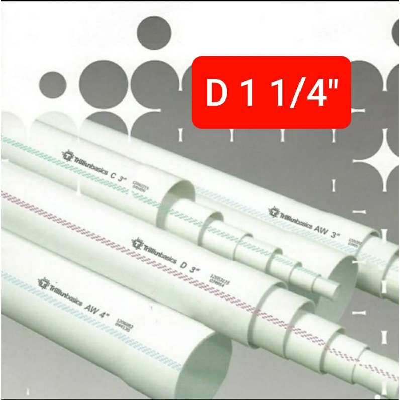 Jual 100cm pipa pvc D 1 1/4". Pipa paralon. | Shopee Indonesia