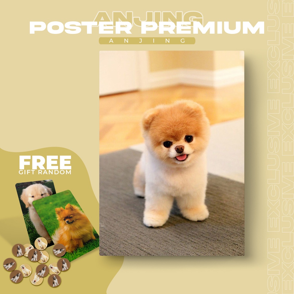 Jual [BM Poster Premium] ANJING (20 cm x 30 cm) || Hiasan Dinding ...