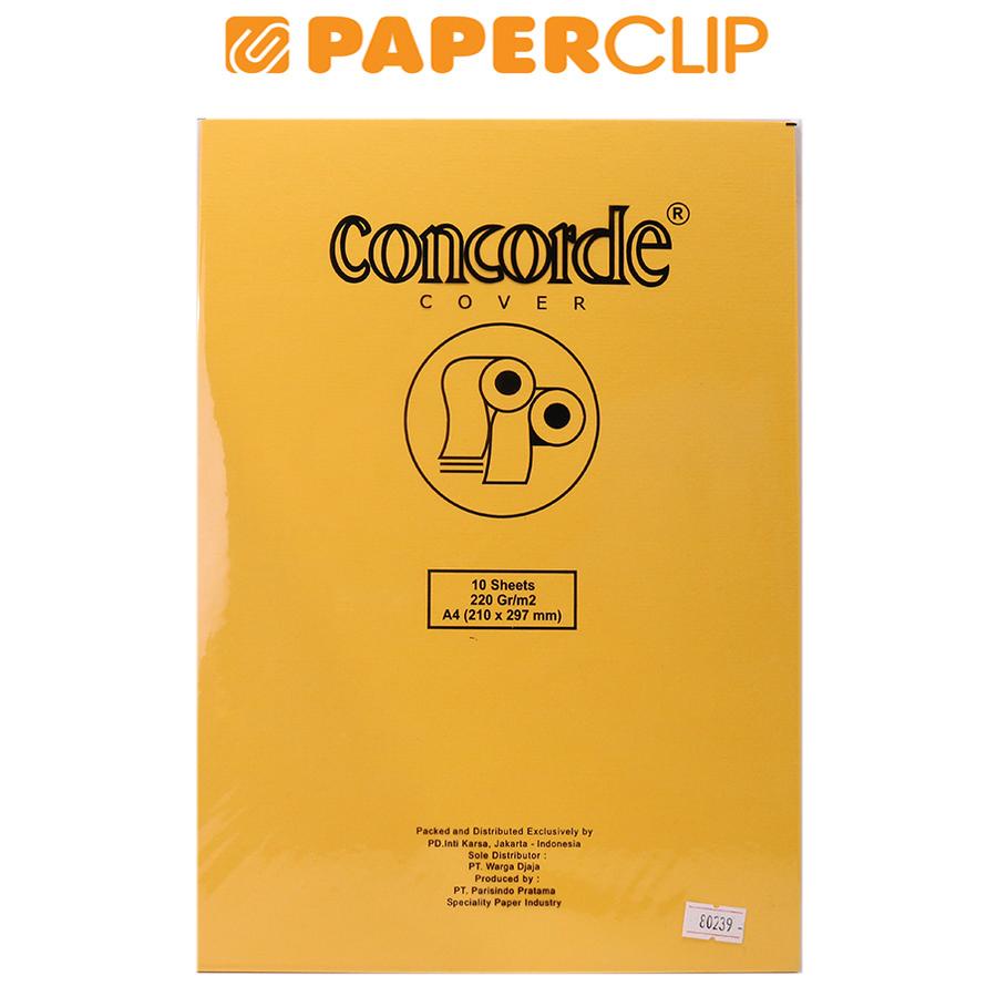 Jual KERTAS COVER A4 CONCORDE 80239 220 ISI 10 | Shopee Indonesia