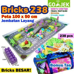 Jual Lego Murah Ukuran Besar Jalanan Lego Maps 238 Pcs | Shopee Indonesia