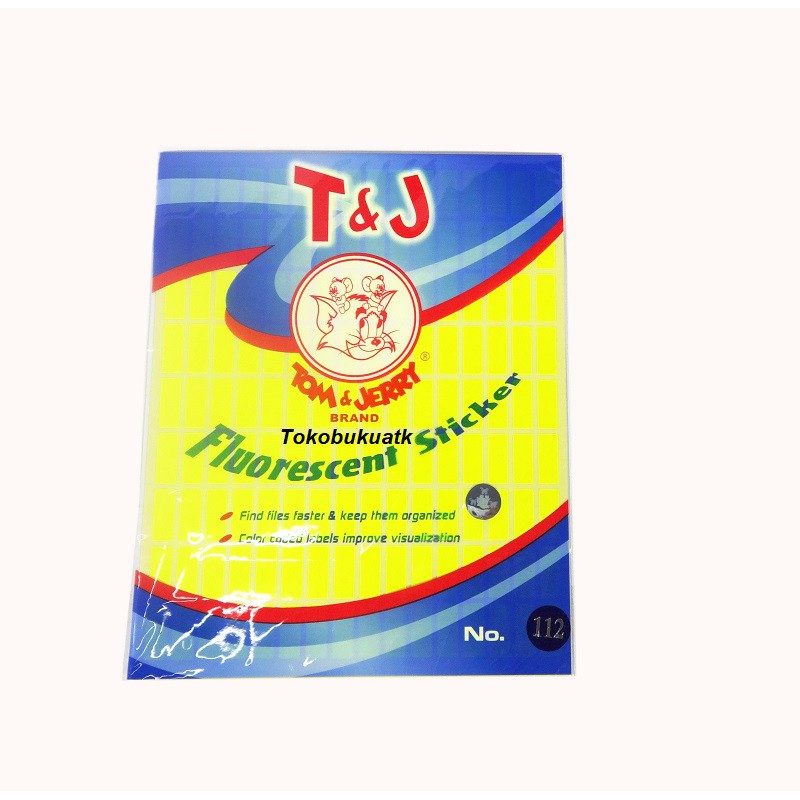 Jual Label Tom And Jerry Fluorescent Sticker No 112 Warna Shopee Indonesia