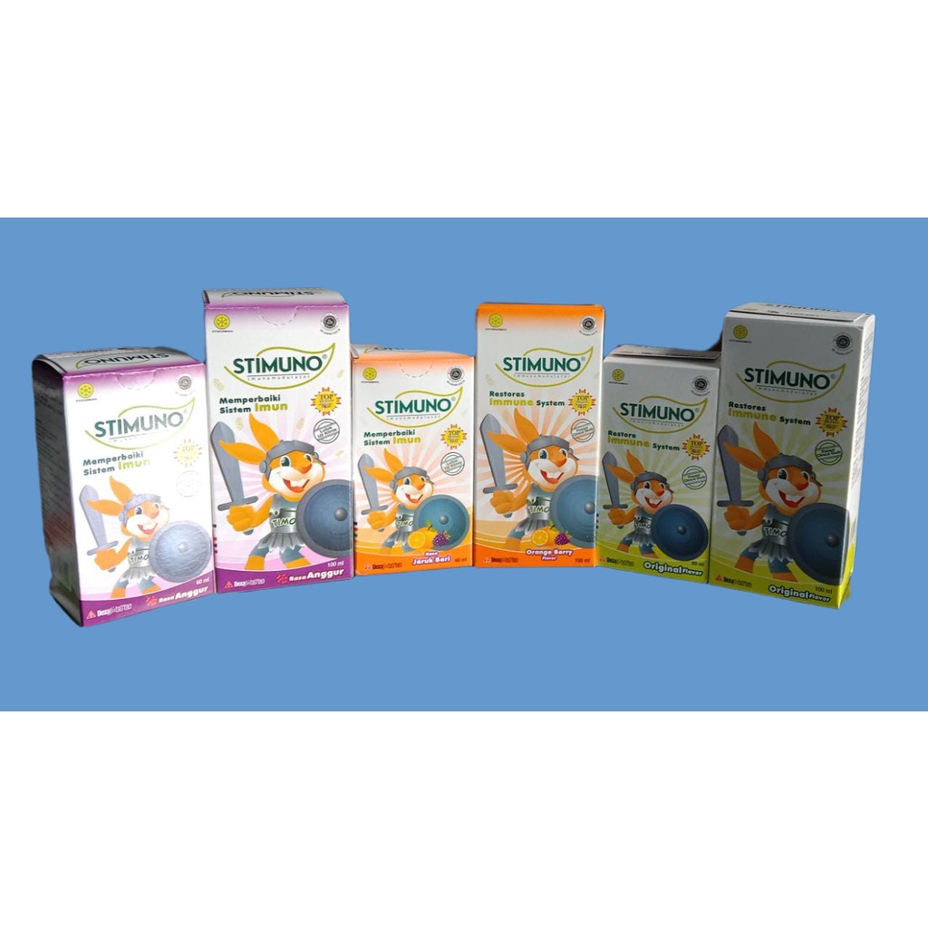 Jual STIMUNO SYRUP ANAK UK 60ML DAN 100ML ALL RASA | Shopee Indonesia