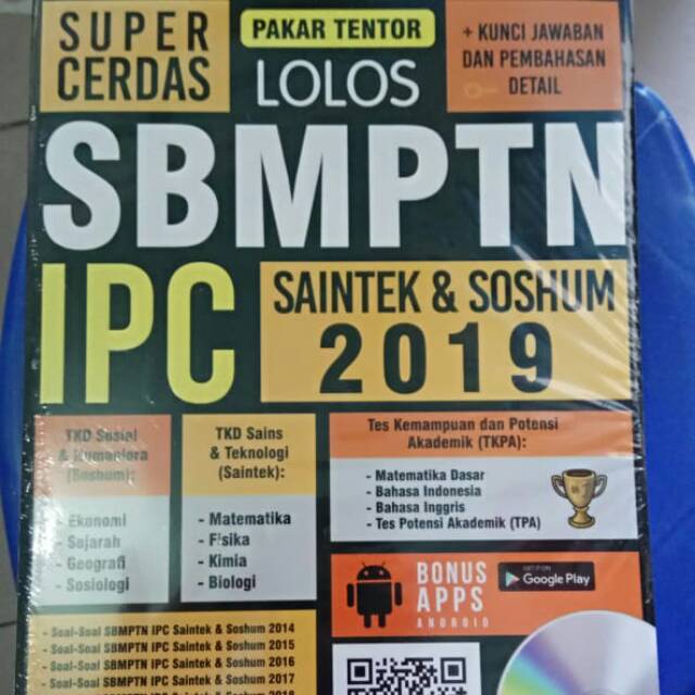Jual BUKU SUPER CERDAS LOLOS SBMPTN IPC SAINTEK DAN SOSHUM 2019 ORIGINAL | Shopee Indonesia