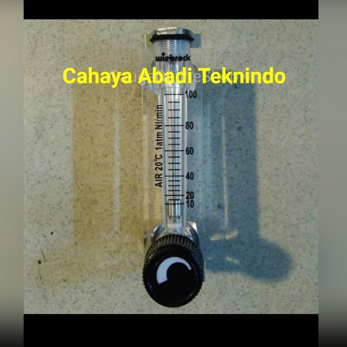 Jual Flow Meter Flowmeter 10-100 Ni/Min Rotameter Udara/Gas (Air ...