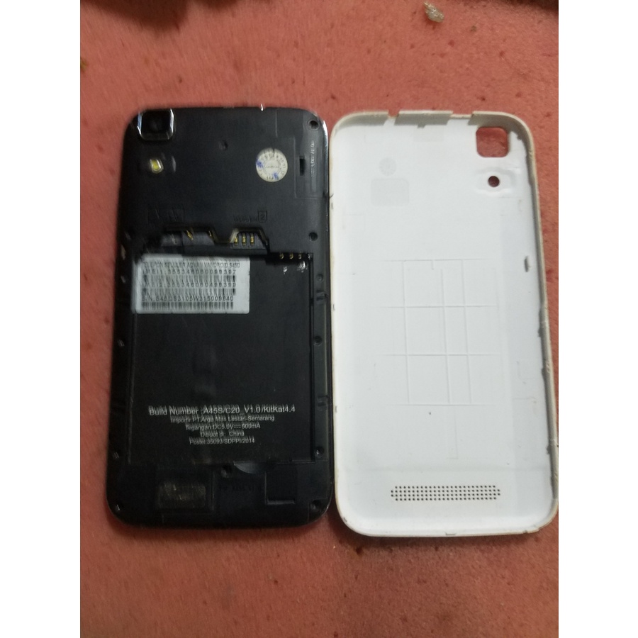 Jual mesin nyala normal fleksibel power volume tutup belakang Advan ...