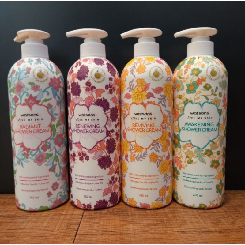 Jual Watsons Body Wash Shower Cream 750ml - Sabun Mandi Watsons ...