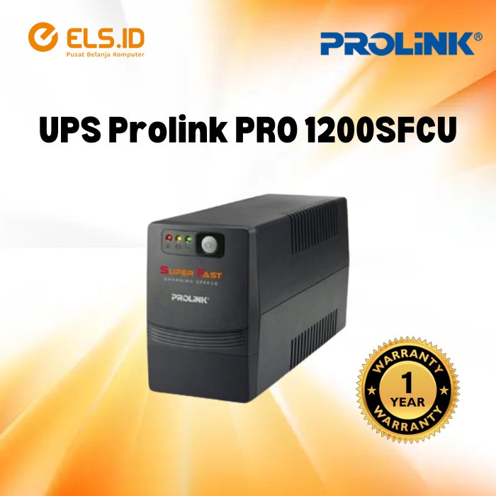 Jual UPS Prolink PRO 1200SFCU - 1.200VA (1th) AVR | Shopee Indonesia
