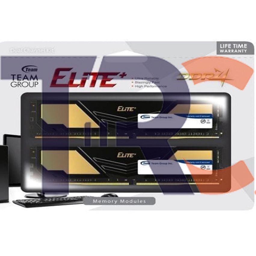 Jual RAM Team Elite Plus Black DDR4 PC21000 2666Mhz Dual Channel 16GB ...