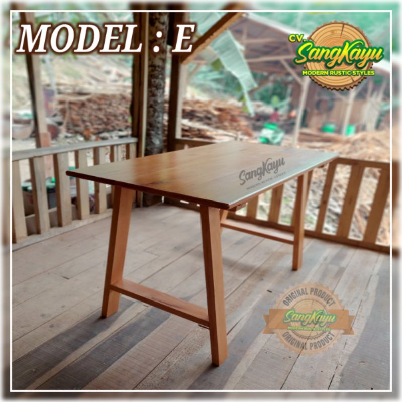 Jual Meja kerja 100x55x75cm Meja kayu minimalis/Meja gaming/ Meja ...