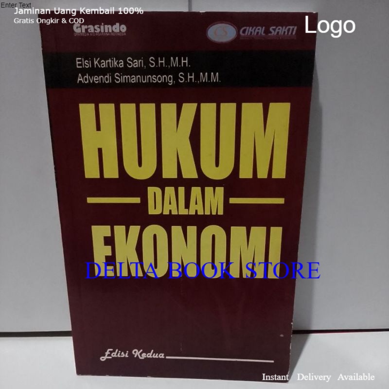 Jual Hukum Dalam Ekonomi by Elsi Kartika Sari, Advendi Simanunsong | Shopee Indonesia