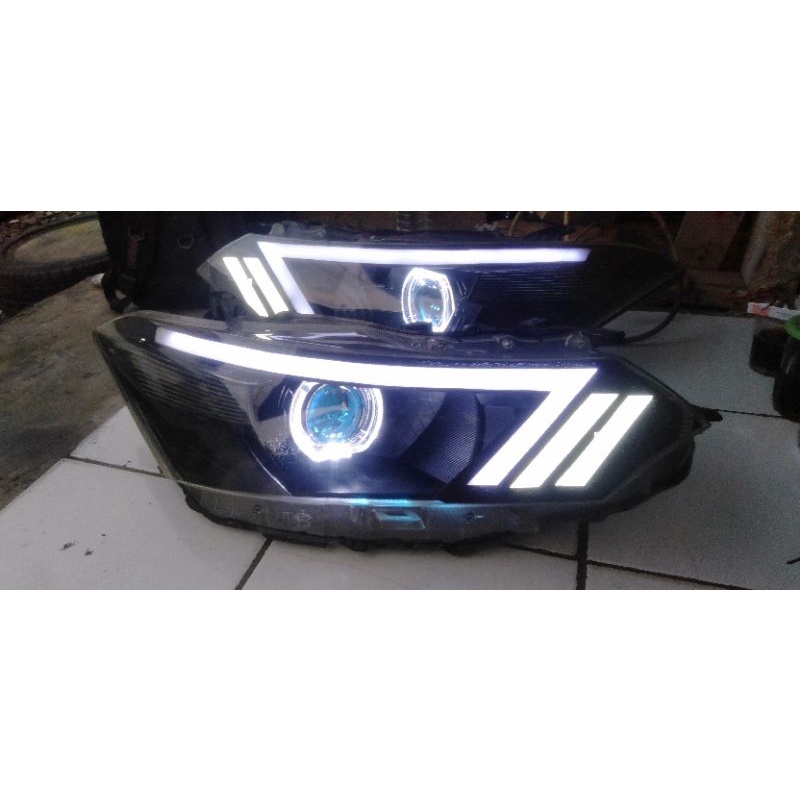 Jual lampu headlamp custom vios limo gen 3 | Shopee Indonesia
