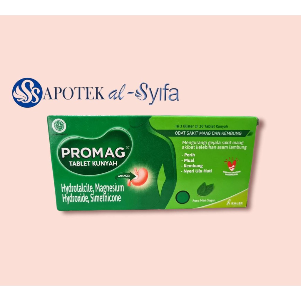 Jual Promag Tablet (1 strip isi 10 tablet) | Shopee Indonesia