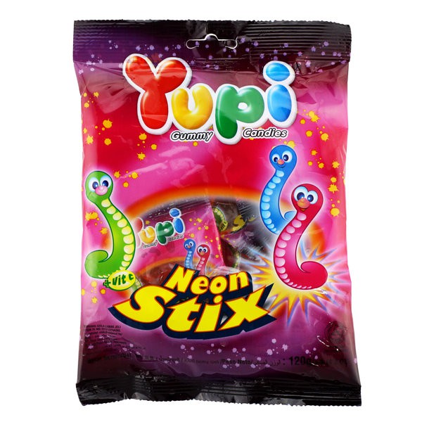 Jual YUPI Gummi Candies Neon Stix 100g - Permen Jelly Kenyal Bentuk ... Jual YUPI Gummi Candies Neon Stix 100g - Permen Jelly Kenyal Bentuk ...